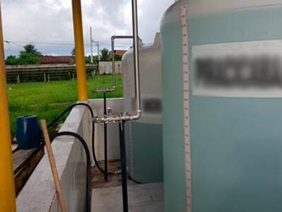 Instalação de sistema de abastecimento e descarga ARLA 32 - SP